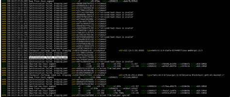 always synchronisation failed dropping peer · issue 21463 · ethereum