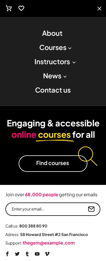How To Create A Mobile Navigation Template Thegem Wordpress Woocommerce Theme Documentation