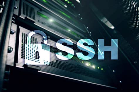Ssh Secure Shell Network Internet Connection Server Room On