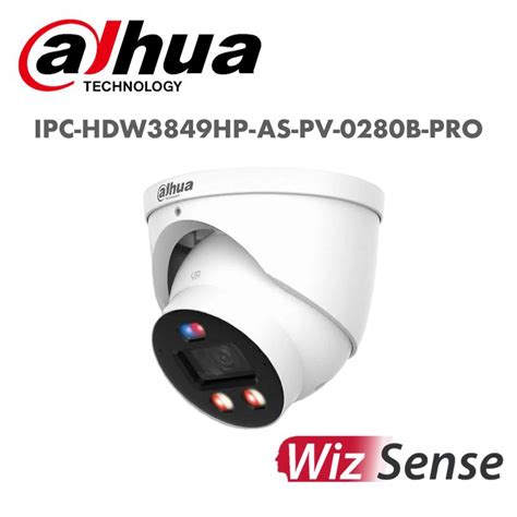 Dahua 8mp Smart Dual Light Active Deterrence Fixed Focal Eyeball Wizse Global Security
