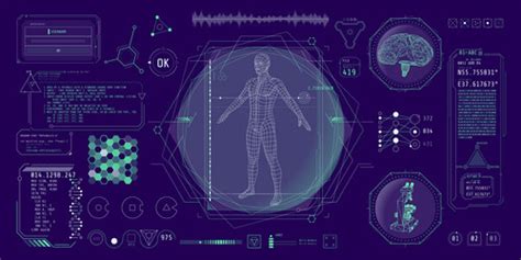Hud Interface Design For Decoding Big Data Vector Image