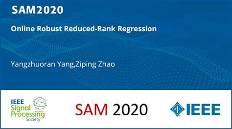 Online Robust Reduced Rank Regression Ieeetv