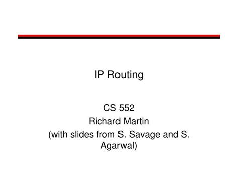 Ppt Ip Routing Powerpoint Presentation Free Download Id3388625