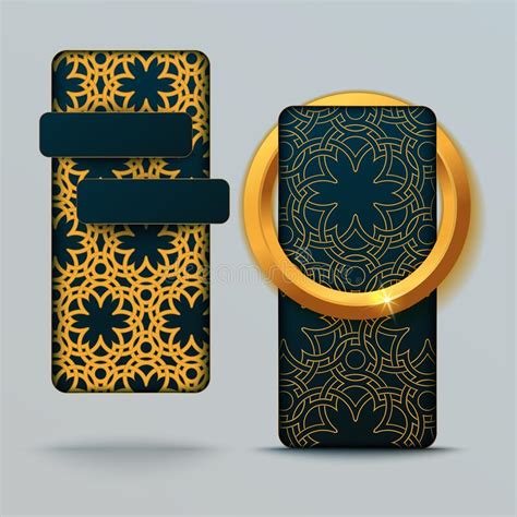 Design Of The Mobile Application The Ornament Is An Intersection Of