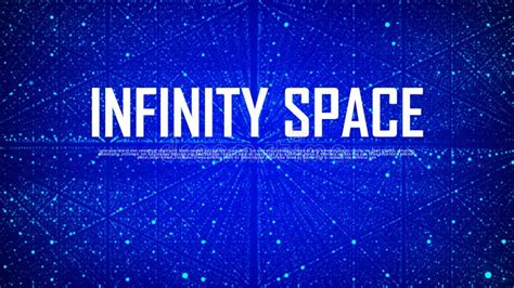 futuristic infinite flow of scientific data on blue background network