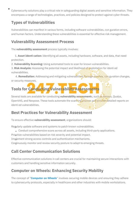 Understanding Vulnerability Assessment Pdf