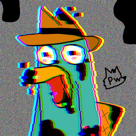 Agent P Pibby Glitch By Pizzawolf20 On Deviantart