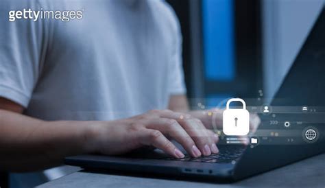 close up programmer man hand type keyboard input code for register and unlock system password on