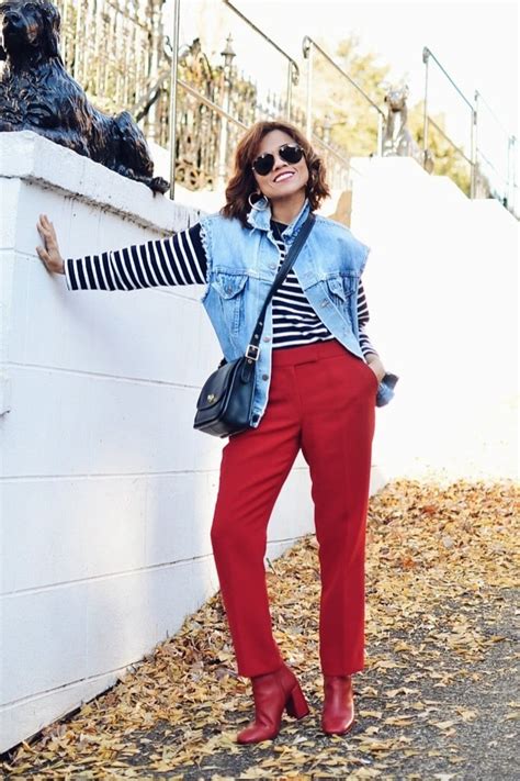 20 Stunning Red Pants Outfit Ideas Thatll Make You Stand Out