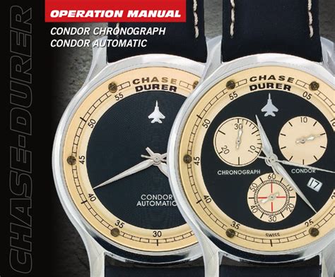 Chase Durer Condor Chrongraphautomatic User Manual