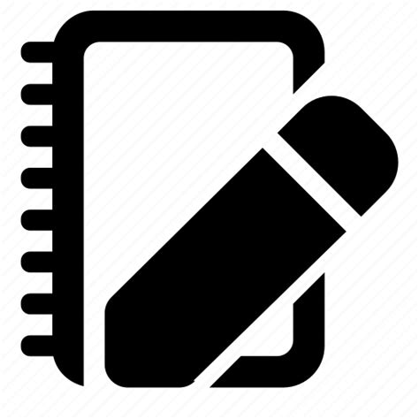 Notebook Pencil Icon