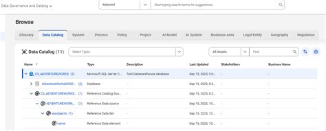 How To Add A Reference Catalog Source A Reference Data Set And A Reference Data Element In A