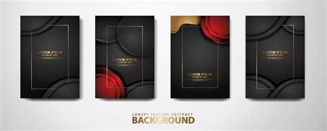 Premium Vector Vector Set Of Cover Design Template With Futuristic And Dynamic Overlap Layers