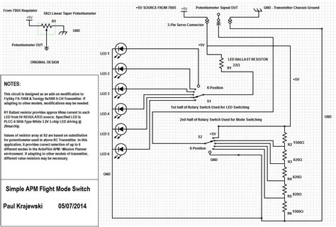 Simple Modular Flight Mode Switch Build It For 20 Blogs Diydrones