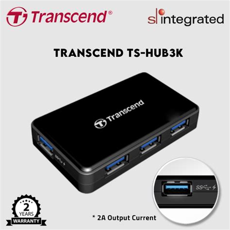 Transcend Usb Port Hub With Power Adapter Ts Hub K Lazada