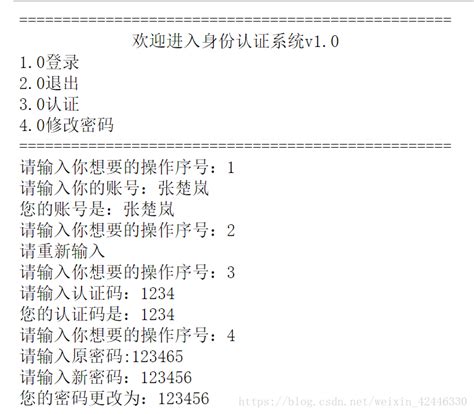 Python初级编写：身份认证系统python中欢迎进入到身份认证系统 Csdn博客