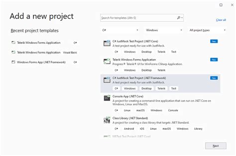 JustMock Telerik WinForms RadGridView