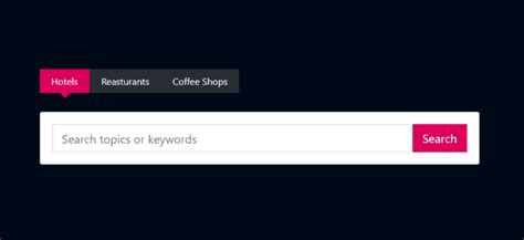 Free Search Bar And Email Input Form HTML Template Freebie