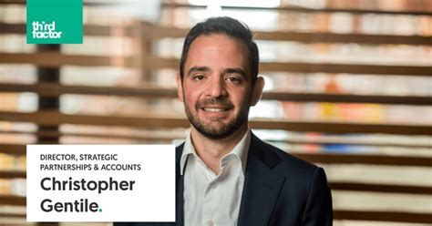 Welcome Chris Gentile To The Third Factor Team Third Factor Third Factor Perform