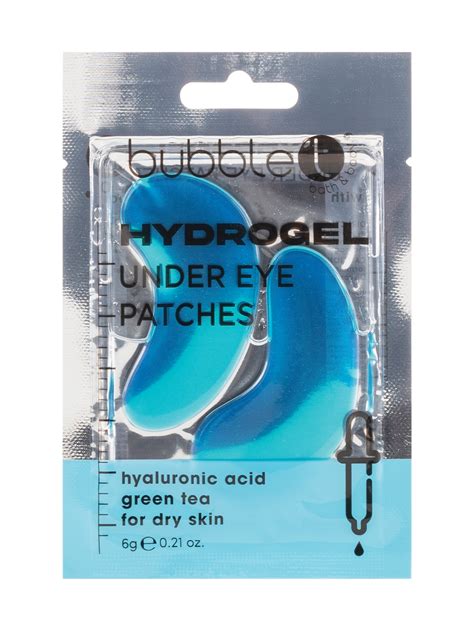 Bubblet Hydrogel Eye Patches Hyaluronic Acid And Green Tea 1 Par Ansiktsmasker Og Skrubb