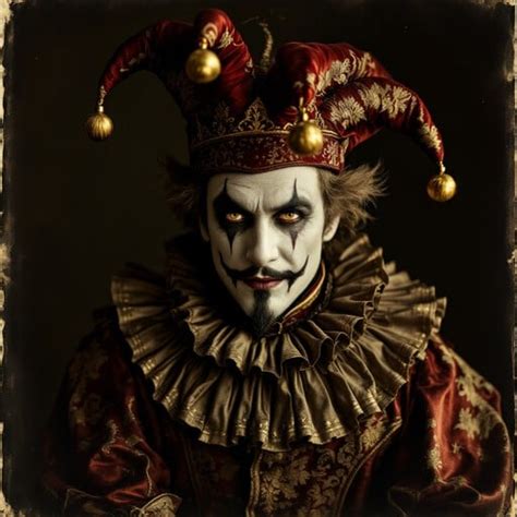 Free Mysterious Medieval Jester Image Jester Medieval Theatrical