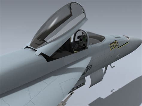 Fa 18e Super Hornet Vfa 115 Cag 3d Model By Mesh Factory