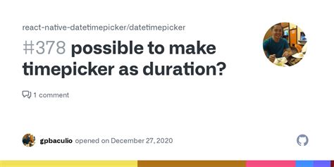 Possible To Make Timepicker As Duration Issue 378 React Native Datetimepicker