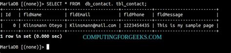 Install Apache Mariadb Php Lamp On Rocky Linux 9 Computingforgeeks