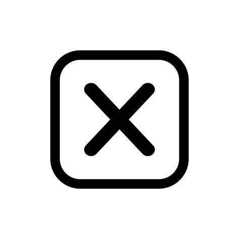 Close Button Outline Style Icon 17698027 Vector Art At Vecteezy