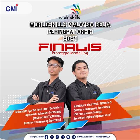 Pertandingan Akhir Worldskills Malaysia Belia Wsmb 2024 German
