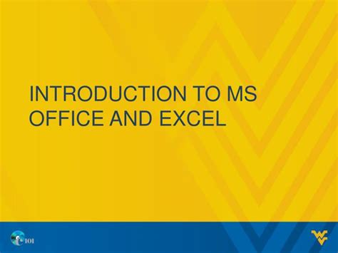 PPT Introduction To Ms Office And Excel PowerPoint Presentation Free Download ID 6823790