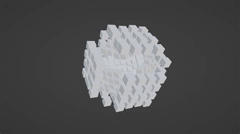 Cube Array Asset 3d Model Turbosquid 2213053