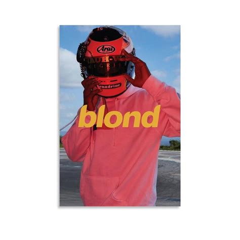 Frank Poster Blonde Album Cover Canvas Poster Poster Art Decor