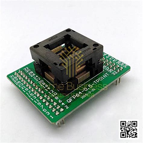 Jual Adapter Jepitan Socket Soket Ic Bios Tqfp64 Lqfp64 Qfp64 05 To