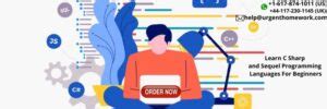 C Sharp And Sequel Programming Languages Urgent Homework Blog Learn C