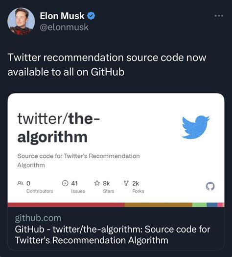 Twitter Recommendation Algorithm Open Source