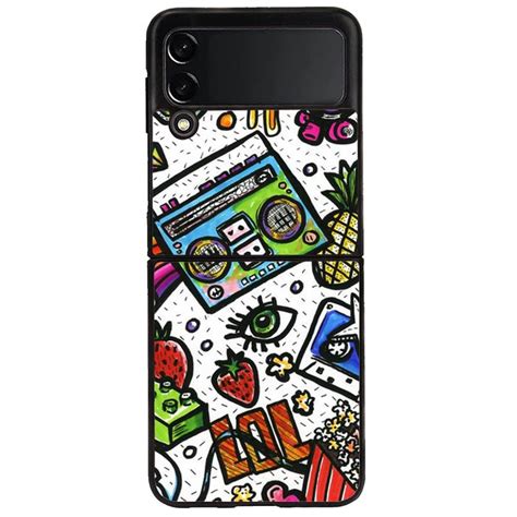 Jual Casing Case Samsung Galaxy Z Flip 3 Z Flip 4 Doodle Art Radio P0682 Shopee Indonesia