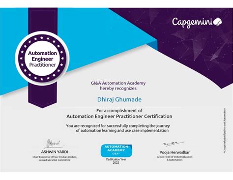 Dhiraj Ghumade On Linkedin Capgemini Automation Testing Selenium