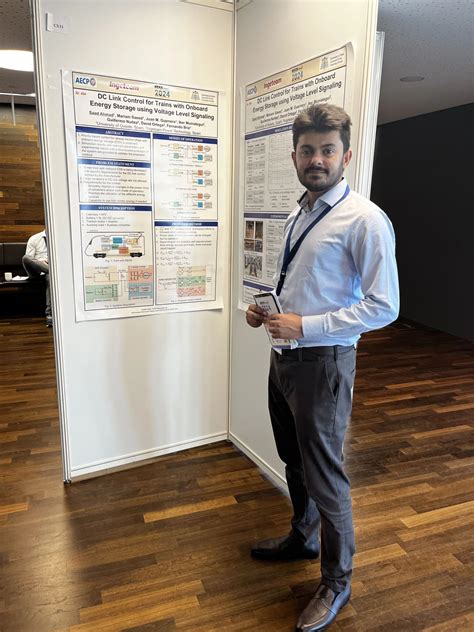 I Had The Opportunity To Present Our Research Paper Titled Dc Link Control For Trains With