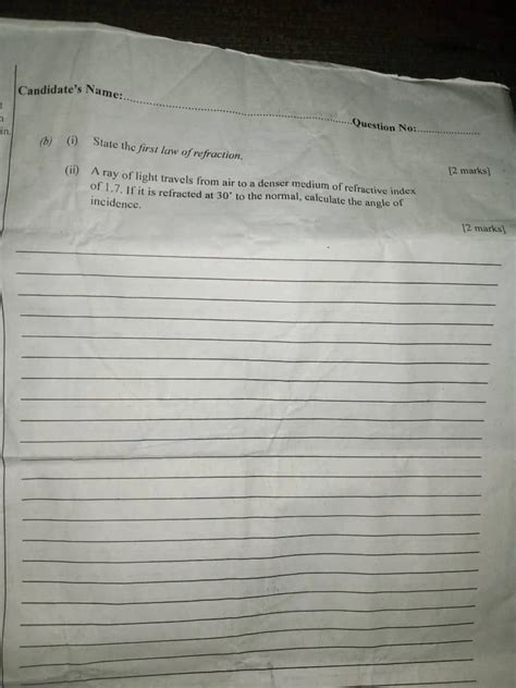 May June 2025 Waec Physics Practical Questions And Answers