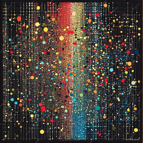 Correlation Matrix Visual Representation Premium Ai Generated Image
