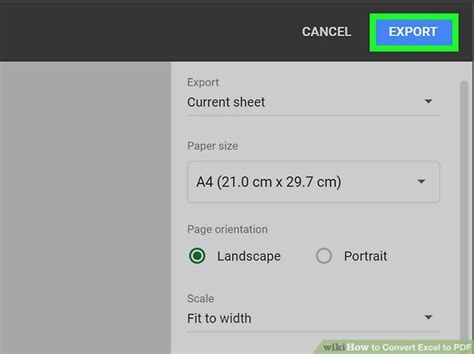 Ways To Convert Excel To PDF WikiHow
