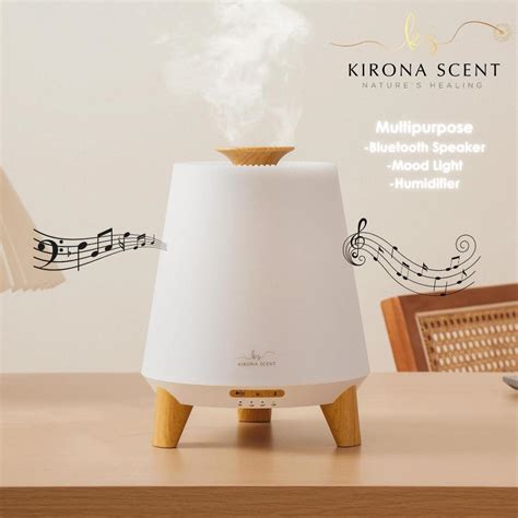 The Acoustic Aroma Diffuser W Bluetooth Speaker 3 In 1 Bluetooth Speaker Aroma Diffuser