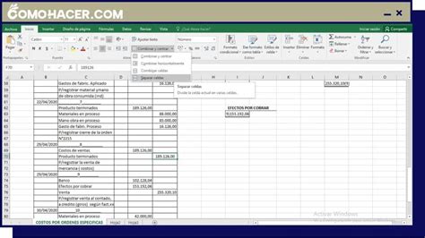 ¿cómo Dividir Una Celda En Excel Guia Para Aprender A Dividir Las