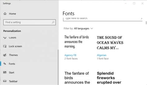 Bold Text Setting Windows Everchip