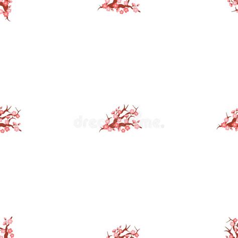 Sakura Pattern The Plant Depicted In Seamless Design Was Inspired By
