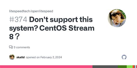 Don T Support This System CentOS Stream Issue Litespeedtech Openlitespeed GitHub