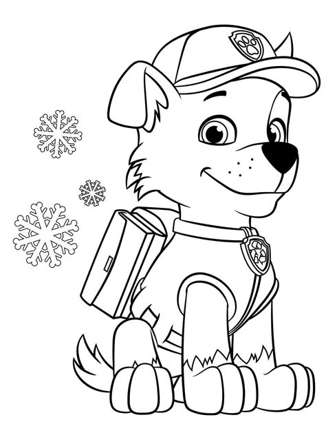 Cute Rocky Paw Patrol Coloring Page Download Print Or Color Online