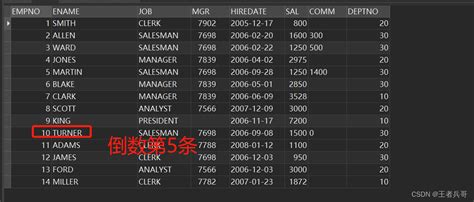 Sql 删除倒数第五条数据sql查询倒数5个数据 Csdn博客