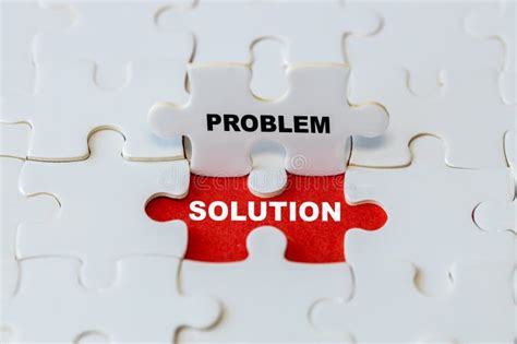 Problem Solving Lifted Puzzle Piece With The Word Problem Reveals The Solution Symbol